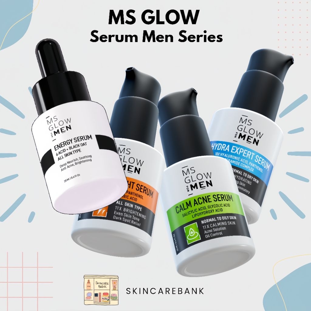 Jual MS GLOW MEN ENERGY SERUM SERIES - SERUM PRIA POWER SERUM ...