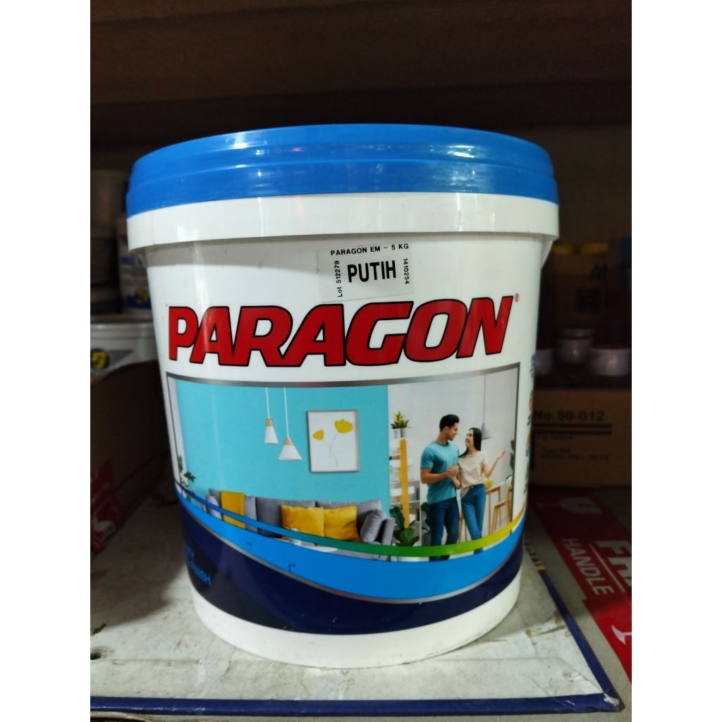 Jual Cat Tembok PARAGON Putih Galon 5kg | Shopee Indonesia