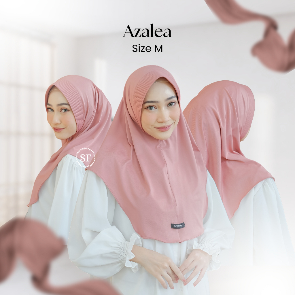 Jual SF-hijab instan bergo daily Azalea Size M | Shopee Indonesia