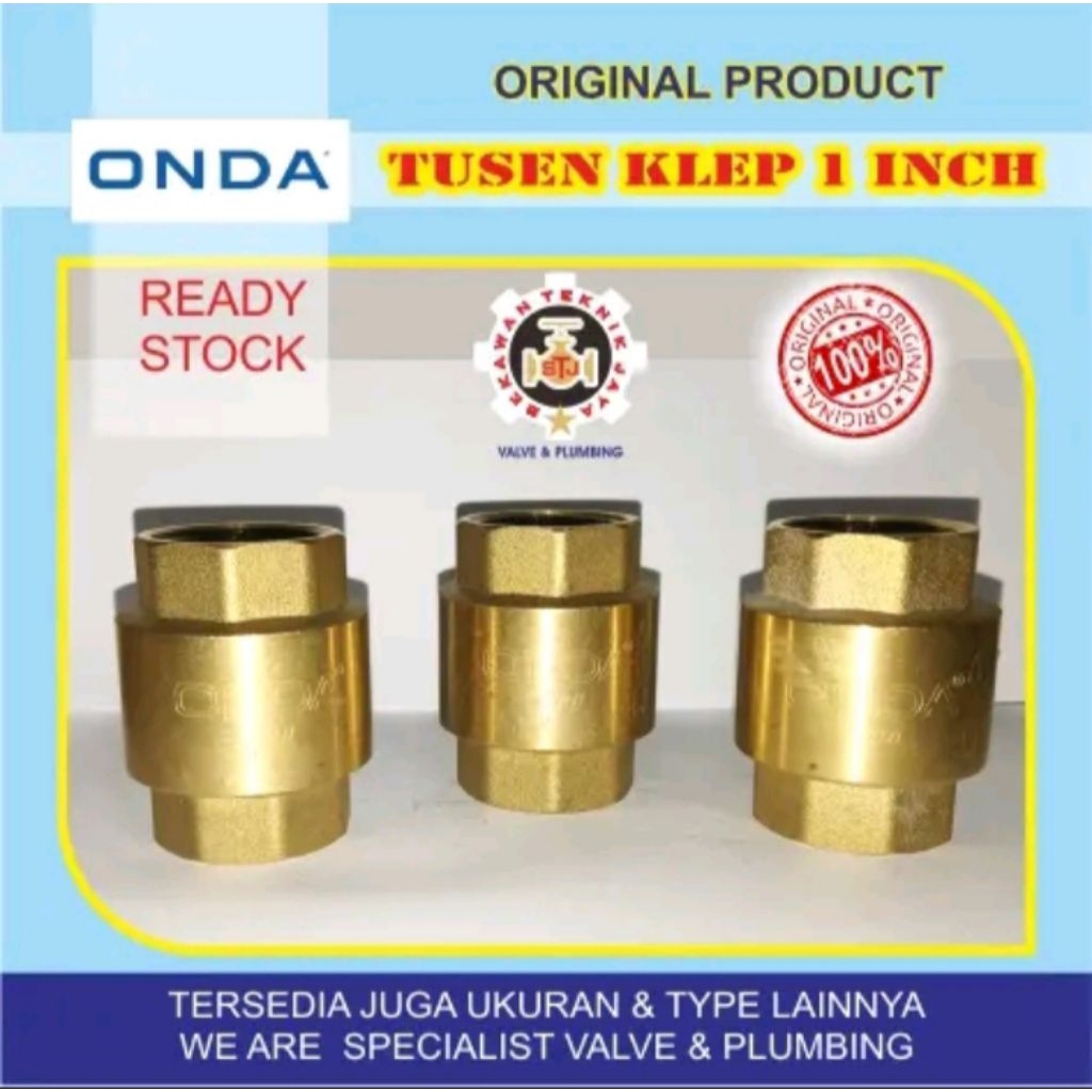 Jual Tusen Klep 1 inch ONDA / Foot Valve TUZEN KLEP 1" ONDA Kuningan ...
