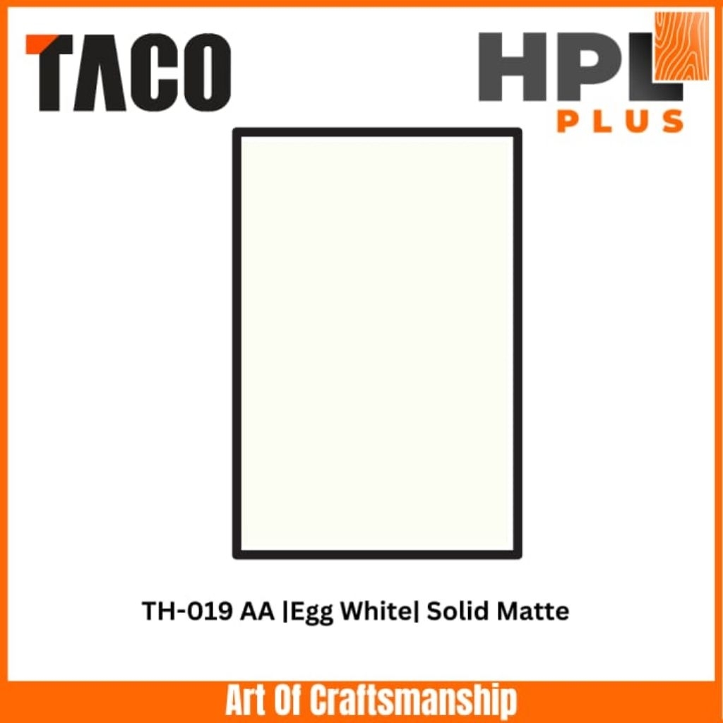 Jual HPL TH 019 Aa EGG WHITE SOLID MATTE | Shopee Indonesia