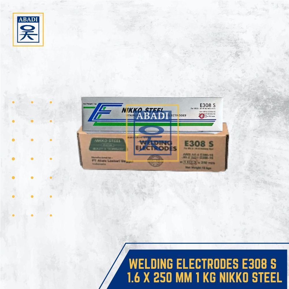 Jual WELDING ELECTRODES E308 S 1.6 X 250 MM 1 KG NIKKO STEEL | Shopee ...