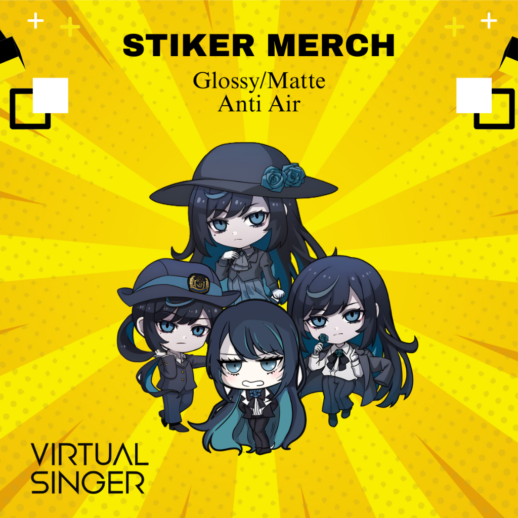 Jual STIKER ADO VSINGER | STICKER MERCH ADO VIRTUAL SINGER VINYL GLOSSY ...