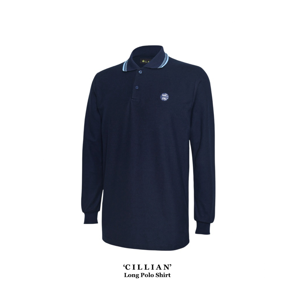 Jual LADS ‘CILLIAN’ Long Polo Shirt | Kaos Polo Panjang Casual | Shopee ...