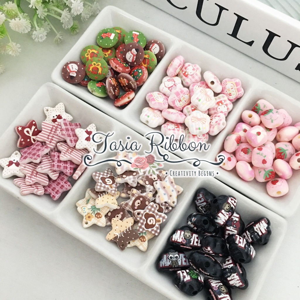 Jual Manik Akrilik Imut Cuttie (Manik Acrylic) | Shopee Indonesia