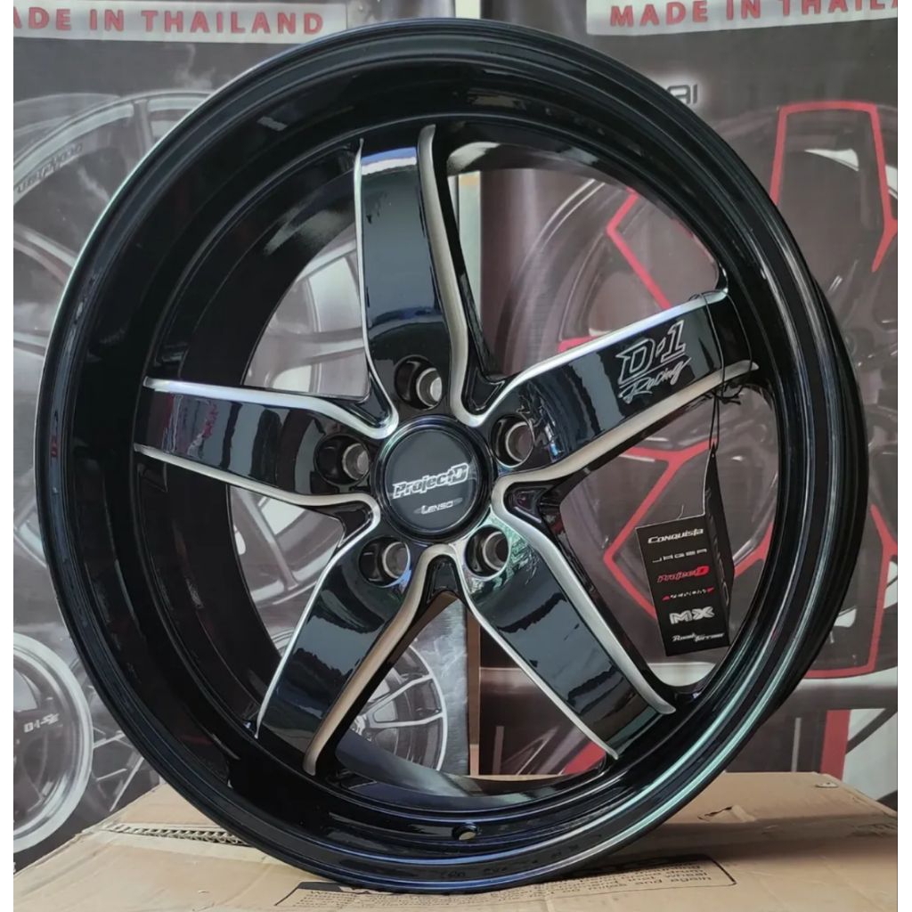 Jual velg ring 18 d1 racing lenso original Thailand lebar 8,5 mobil ...