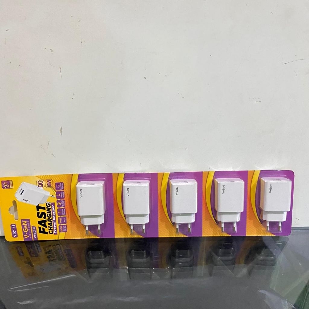 Jual Batok Charger V-Gen VTC1 22/VTC1-36/Vtc1-48 fast charging 18w ...