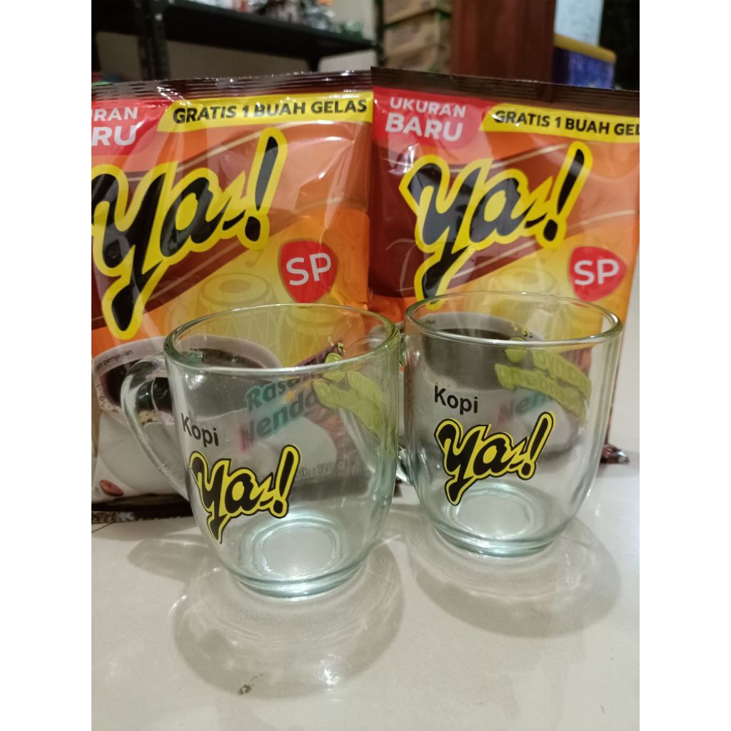 Jual kopi YA sp 120 gr (2 pack free gelas 2 pcs) | Shopee Indonesia