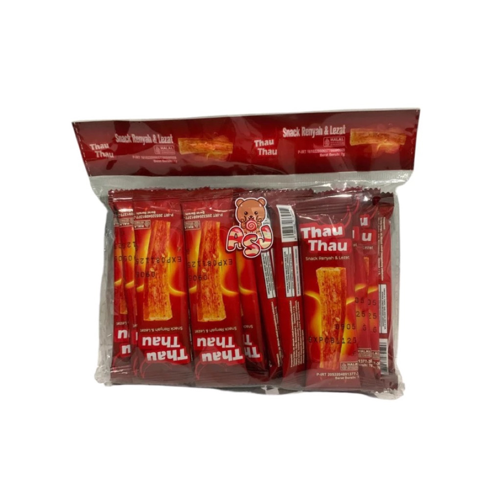 Jual THAU THAU MERAH SNACK PAK ISI 20 | Shopee Indonesia
