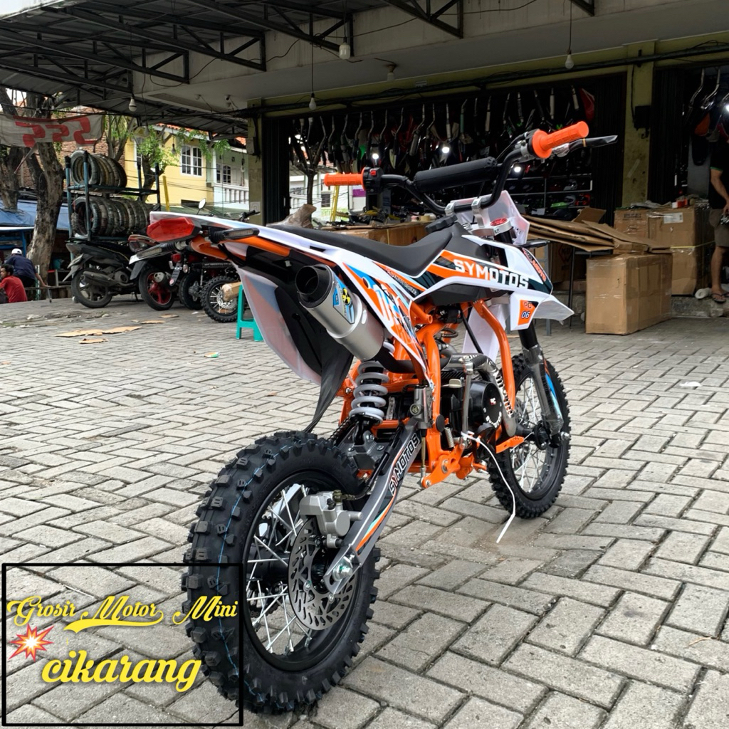 Jual MOTOR MINI TRAIL 110CC SYMOTOS-06 MANUAL RING 14/12 MESIN 4TAK ...