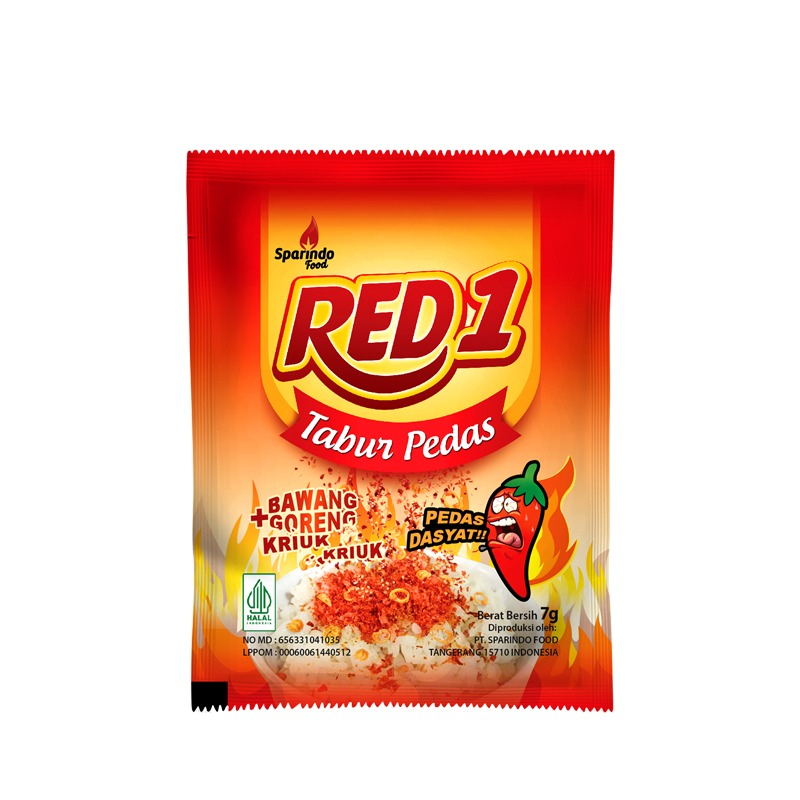 Jual RED1 Tabur Pedas Bawang Goreng 30 gram | Shopee Indonesia