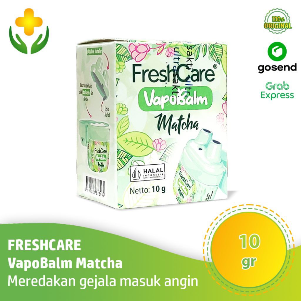 Jual FreshCare Vapobalm Balsem & DoubleInhaler Matcha 10 G | Shopee ...