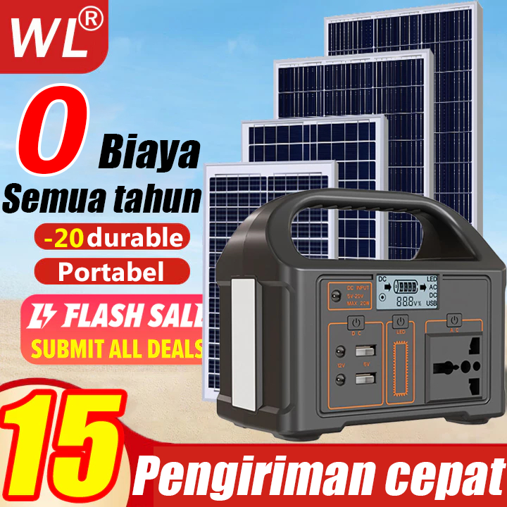 Jual Pengiriman cepat Portable Power Station 400W/500W 50000mAh ...