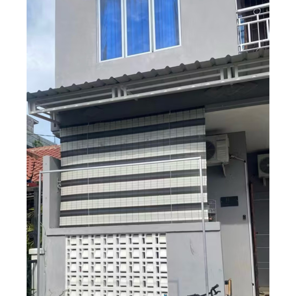 Jual Tirai kerai kere kerey kerai outdor PVC estetik lebar 2 Meter (L x ...