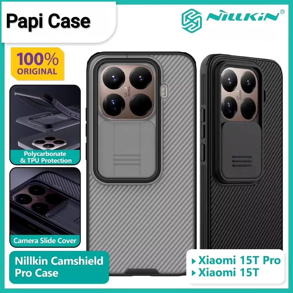 Jual Case Xiaomi 15T Pro / 15T Nillkin CamShield Pro Camera Cover Slide ...