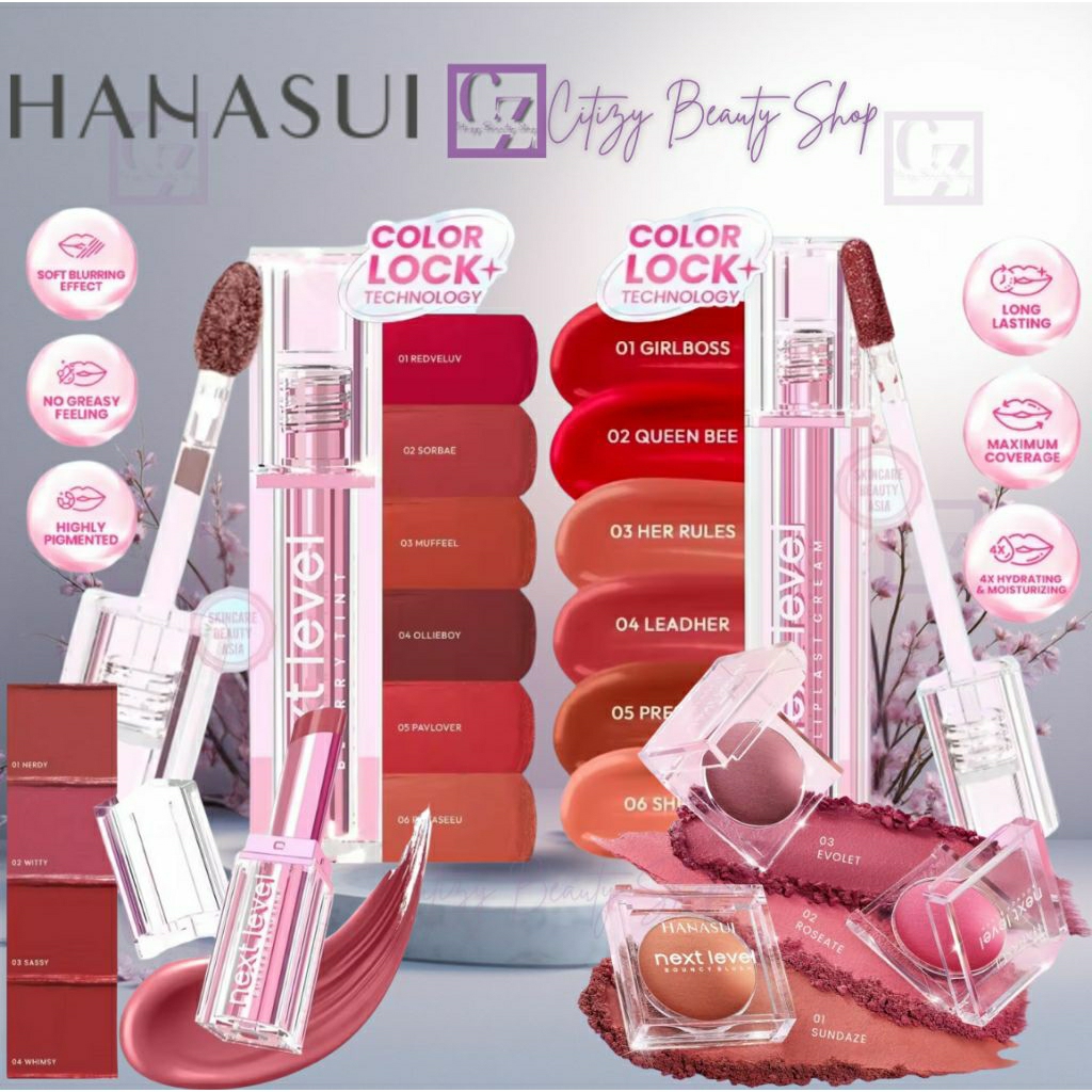 Jual Hanasui Next Level Butter Balm Instant Glossy Shades - Color ...