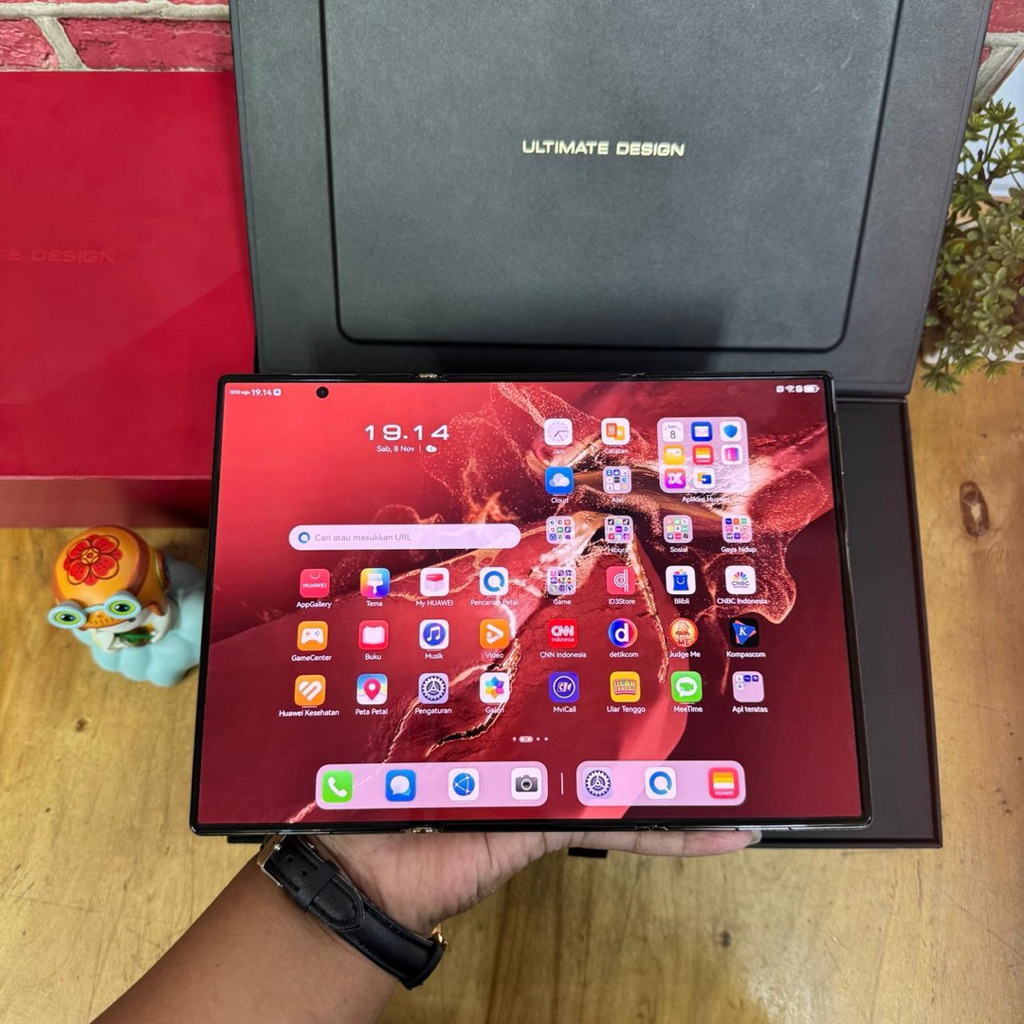 Jual Huawei Mate xt ultimate Design trifold 16/1TB Nebula red Super ...