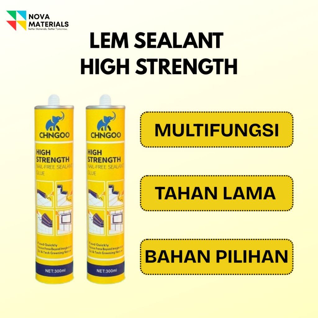 Jual LEM SEALANT KAYU HIGH STRENGTH 300ML - Lem Kuat untuk Wall Panel ...