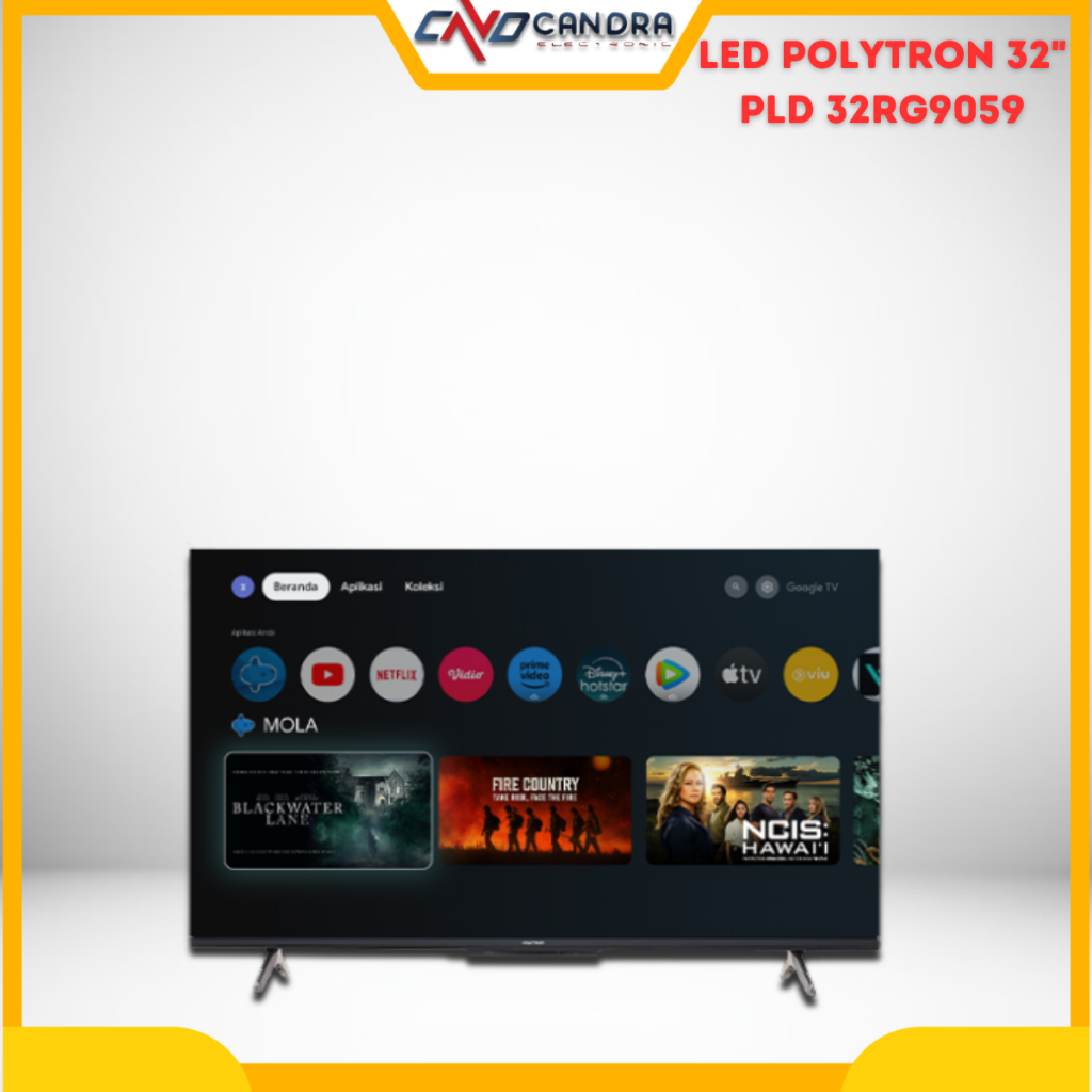 Jual Google TV LED 32 Inch polytron 32RG9059/ Digital Tv | Shopee Indonesia