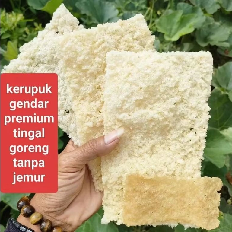 Jual Krupuk lempeng krupuk puli krupuk gendar mentah 1 pak 200gr ...