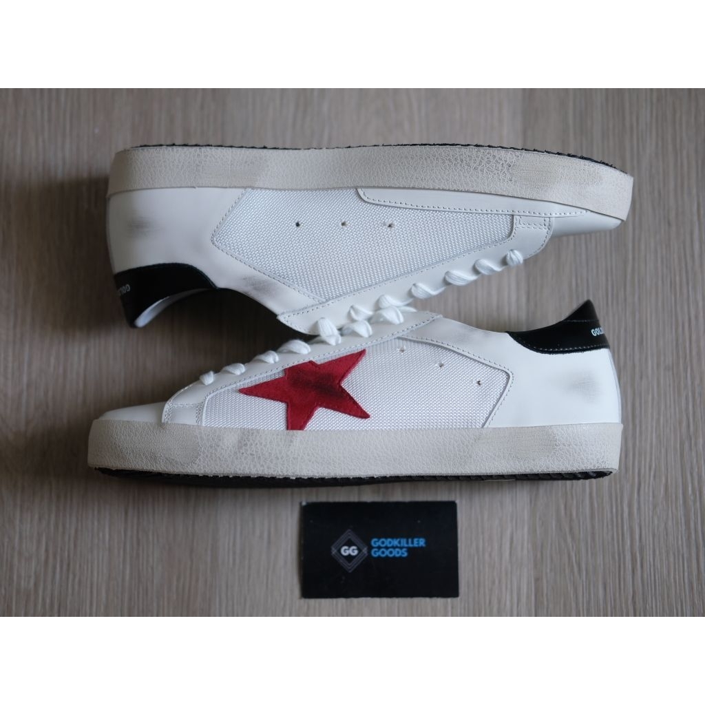 Jual Golden Goose Superstar GGDB Low Top Sneaker Pomegranate Red Star ...