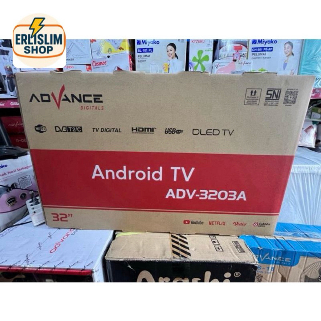 Jual ADVANCE TV LED ANDROID ADV 3203A - ANDROID TV LED ADVANCE 32 INCH ...