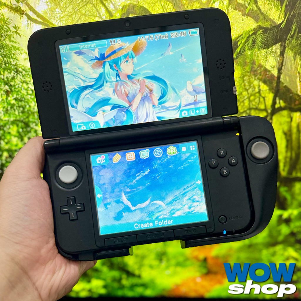 Jual Nintendo 3DS XL CFW 32GB Blue Biru + Circle Pad Pro | Shopee Indonesia