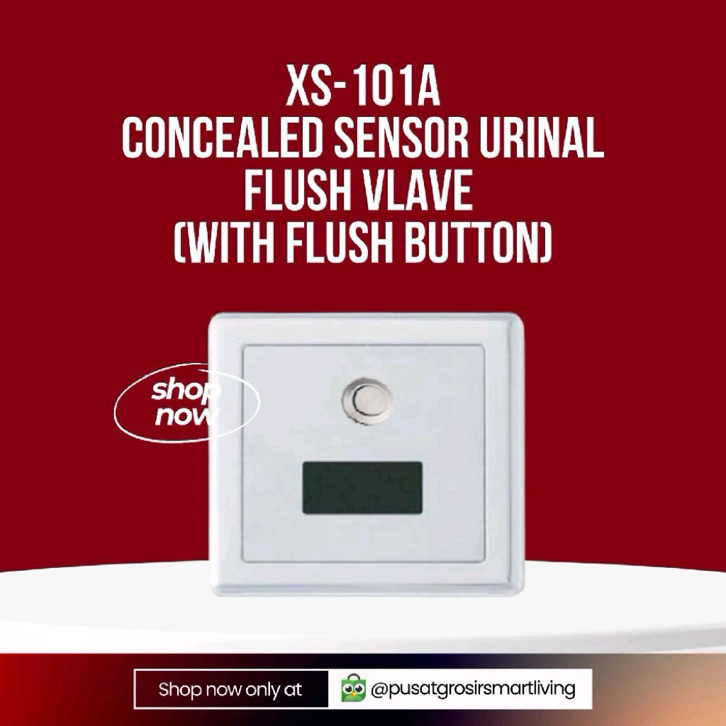 Jual KUGE Concealed Sensor Urinal Flush Valve (Manual & Otomatis ...
