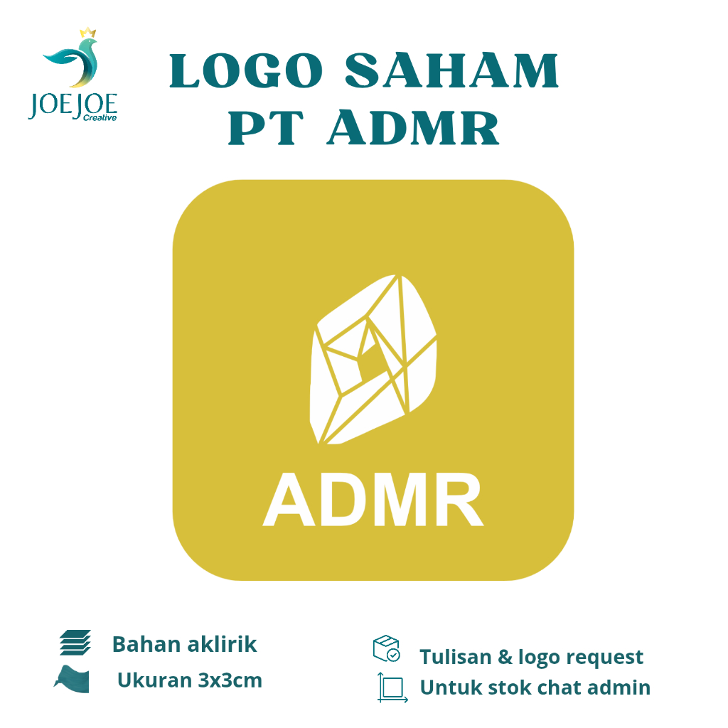Jual Replika Logo Saham ADMR | replika logo semua saham | Shopee Indonesia