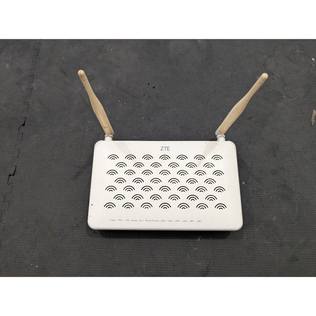 Jual ROUTER ZTE ZXHN F609 (GPON ONT) PORT BIRU, UNIT ONLY. NORMAL ...