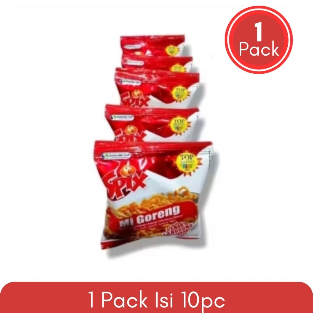 Jual Spix Mi Goreng 16gr × 10pc | Mie Kering Renyah dengan Rasa Mi ...