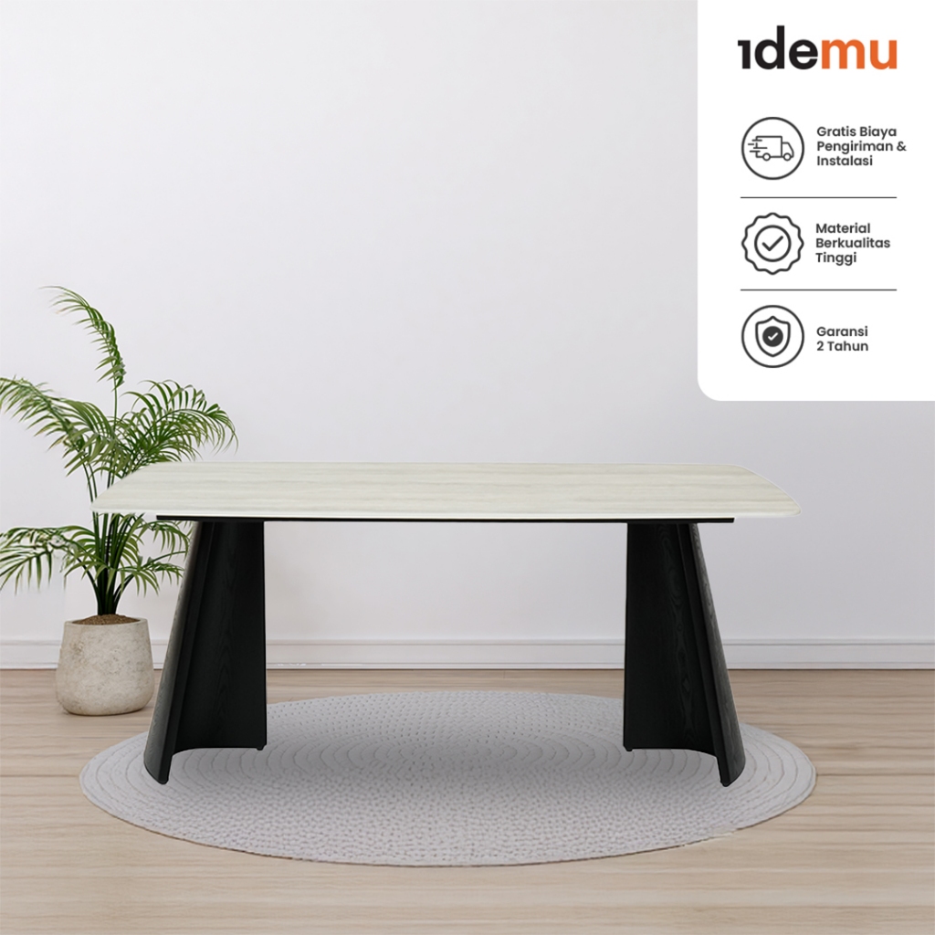 Jual IDEMU by VIVERE - Arbo Dining Table 6s Meja Makan | Shopee Indonesia