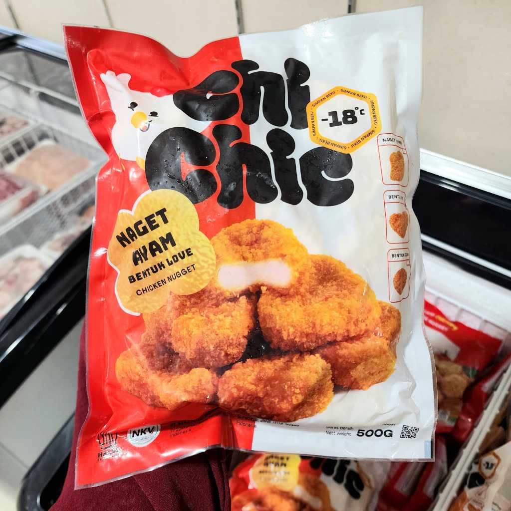 Jual Chichic Chicken Nugget 500gr - Nugget Ayam Chi Chic Bentuk Love ...