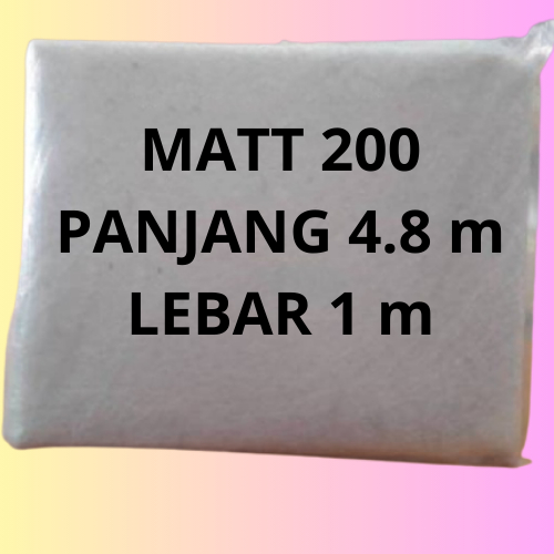 Jual Kain SERAT FIBER Matt 200, isi 1kg (Tipis) aquaproof ukuran ...