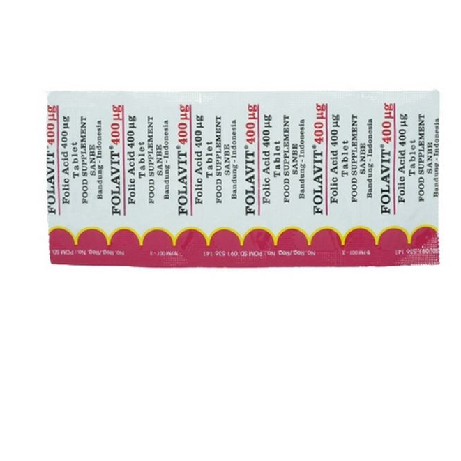 Jual FOLAVIT 400MG 1 STRIP 10 TABLET | Shopee Indonesia