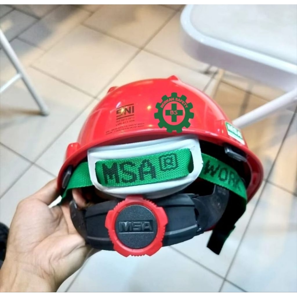 Jual Helm Safety MSA V-Grad Fastrack Tali Dagu Original | Shopee Indonesia