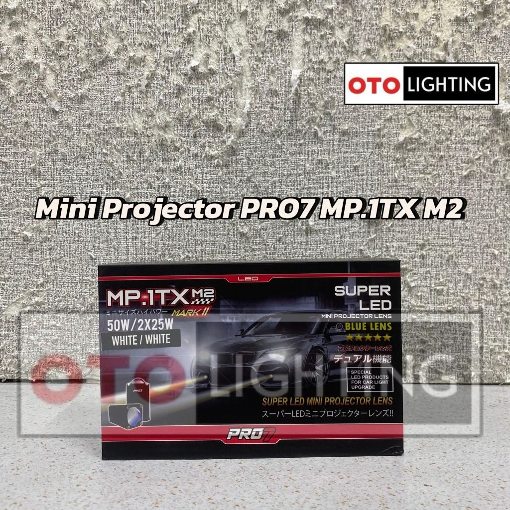 Jual Lampu Mini Projector PRO7 MP.1TX M2 MARK II | Mini Laser 1 Mata ...