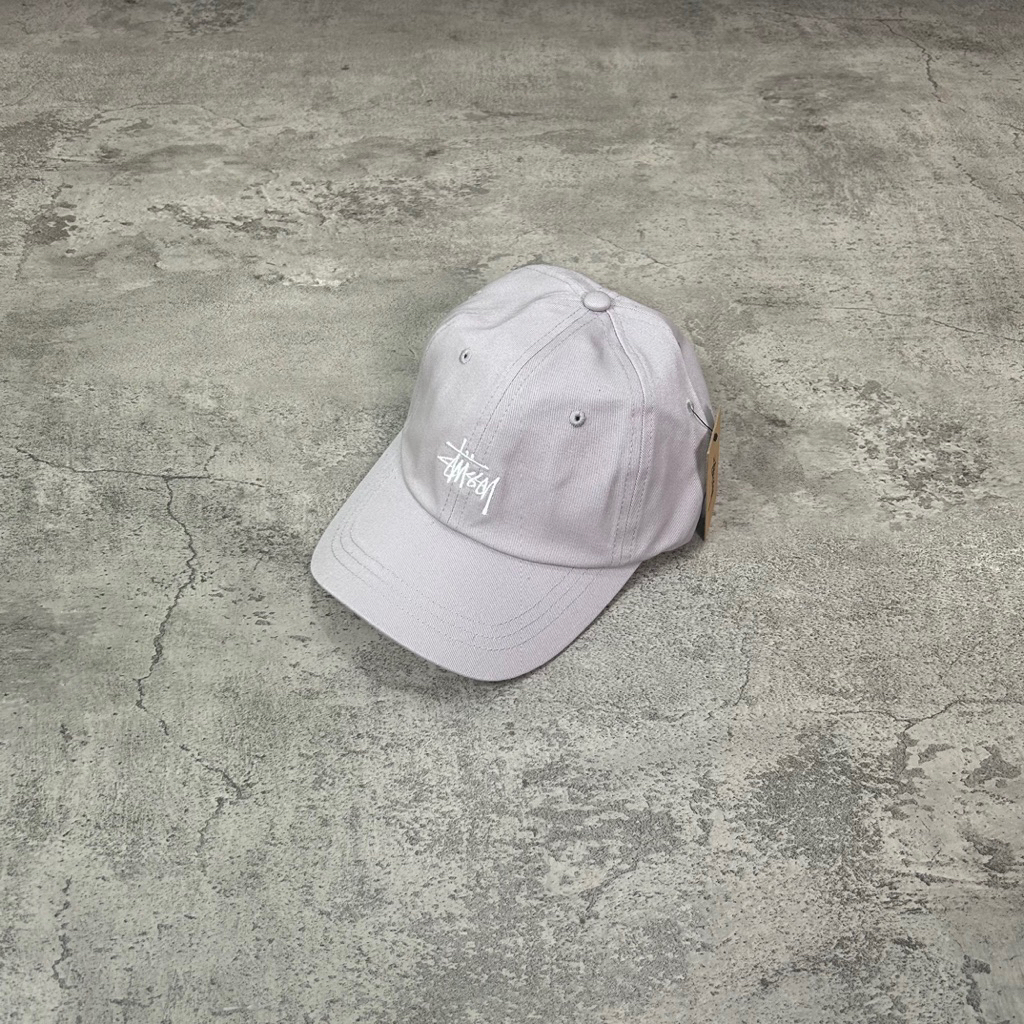 Jual Stussy Basic Stock Low Pro Cap Grey | Shopee Indonesia