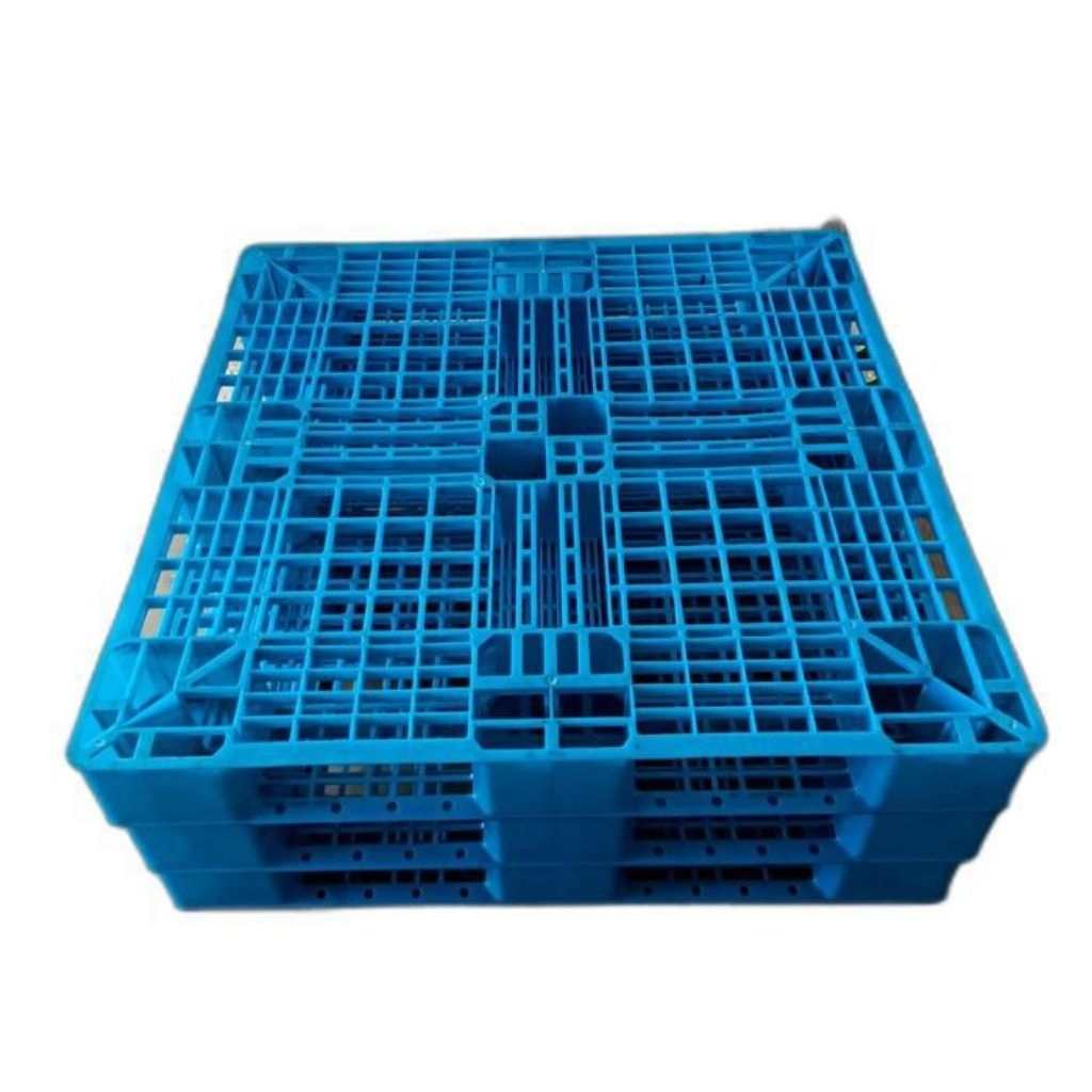 Jual pallet plastik uk 100x100x12 biru | Shopee Indonesia