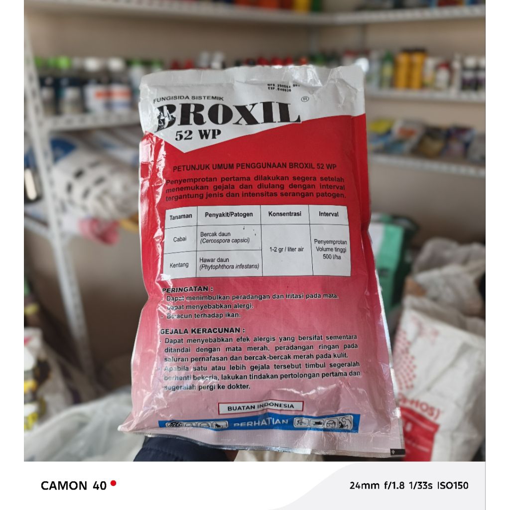 Jual FUNGISIDA BROXIL 52WP - 400gr | Shopee Indonesia