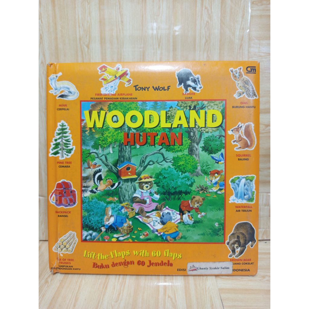 Jual Woodland, Lift-the-Flaps with 60 flaps (Hutan, Buku dengan 60 ...