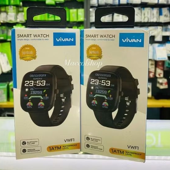 Jual VIVAN VWF1 Smart Watch TFT 1.83" 1 ATM Water Resistant AI Voice ...
