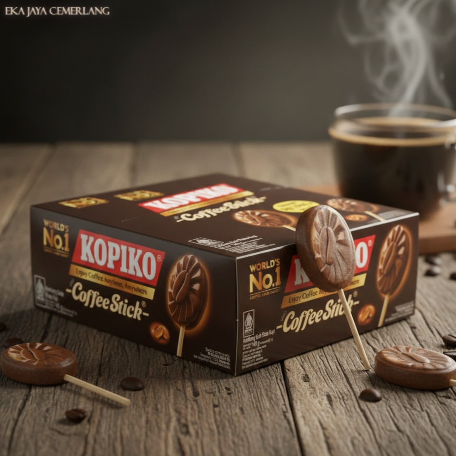 Jual KOPIKO COFFEE STICK PERMEN KOPI BENTUK LOLIPOP | 1 BOX ISI 20PCS ...