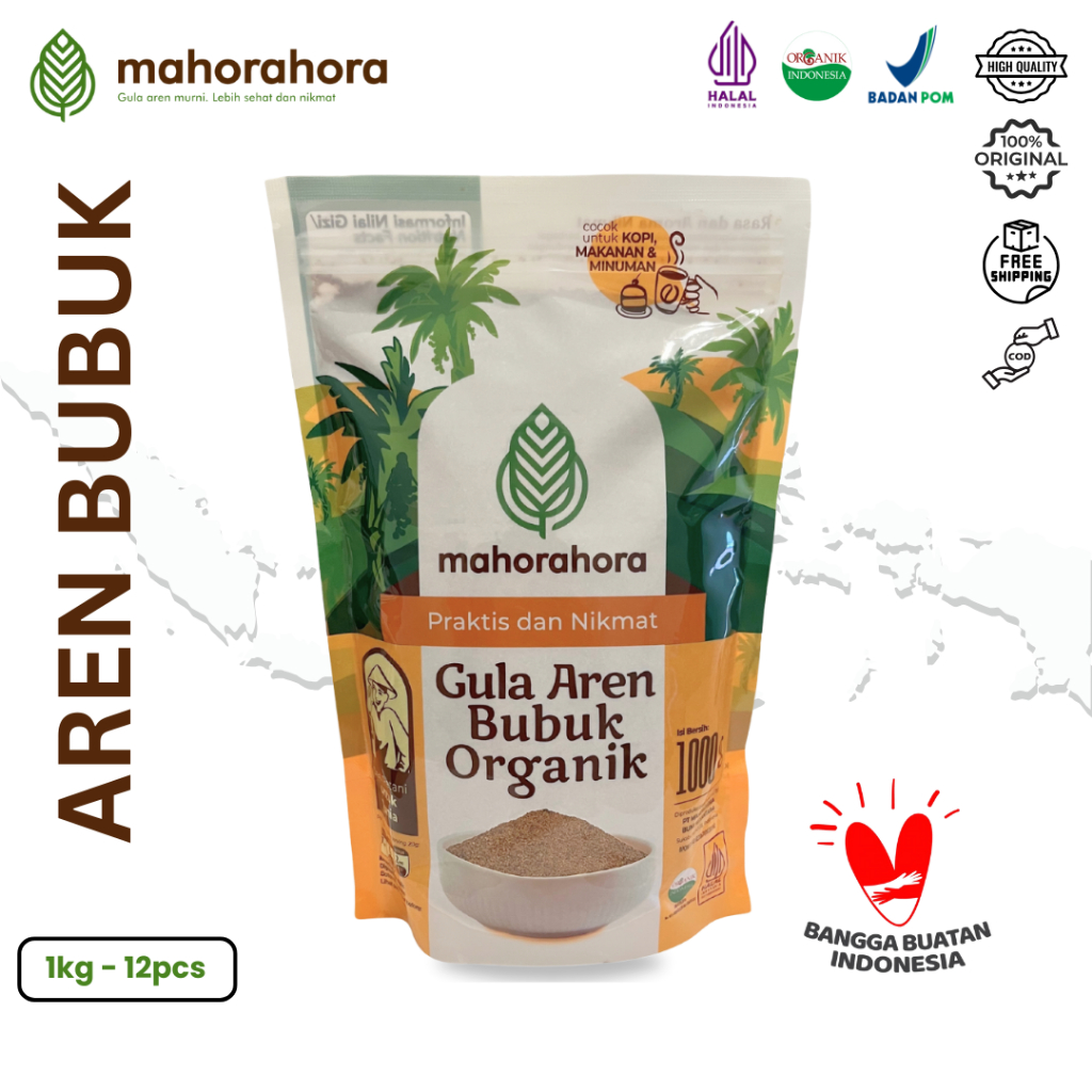 Jual Mahorahora Gula Aren Bubuk (Palm Sugar/ Gula Semut)Murni dan ...