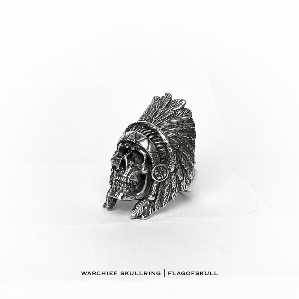 Jual Warchief skull ring | Flagofskull Official | Shopee Indonesia