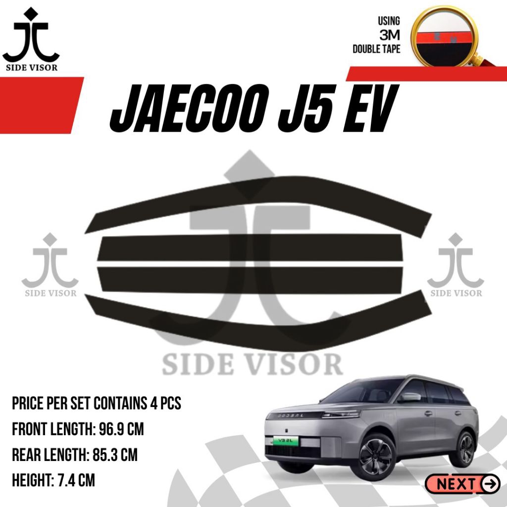 Jual Talang Air Jaecoo J5 EV 2025 2026 2027 Model Rata | Shopee Indonesia
