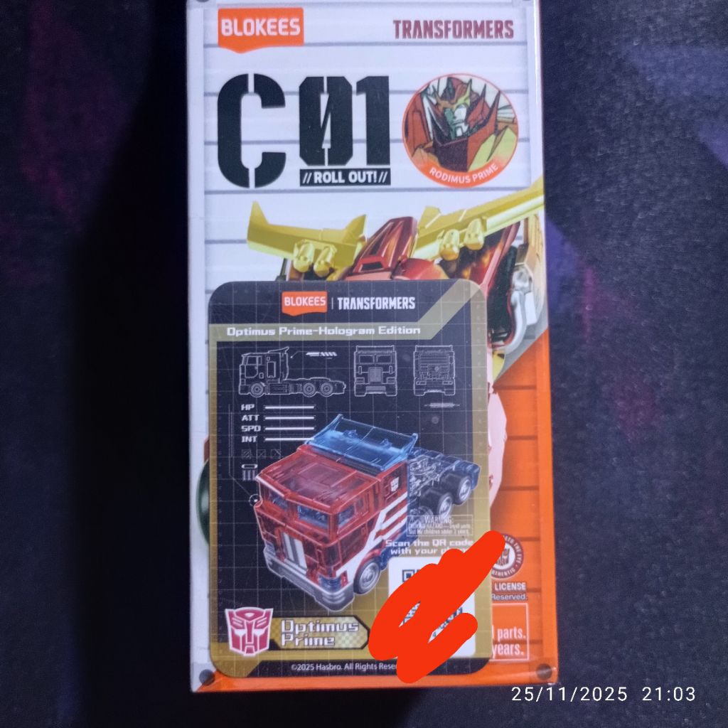 Jual Blokis Wheels C01 Optimus Prime Secret (Hologram Edition) | Shopee ...