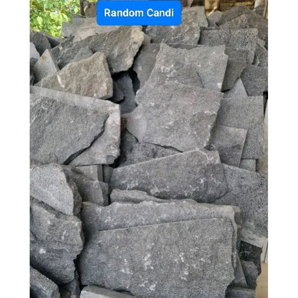 Jual Batu candi random rta ukuran campur harga per M2 | Shopee Indonesia