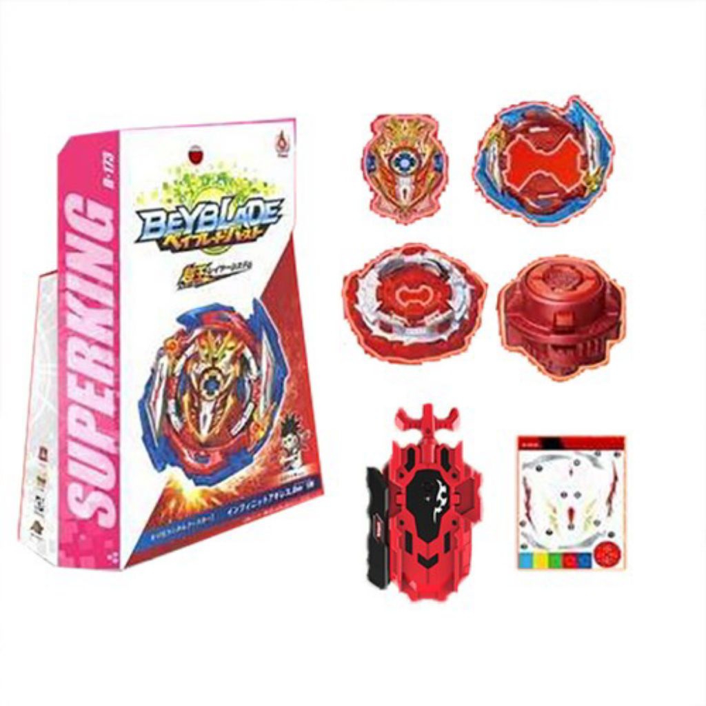 Jual Gasing Burst infinite Achilles + Launcher Mainan Gasing Gangsing ...