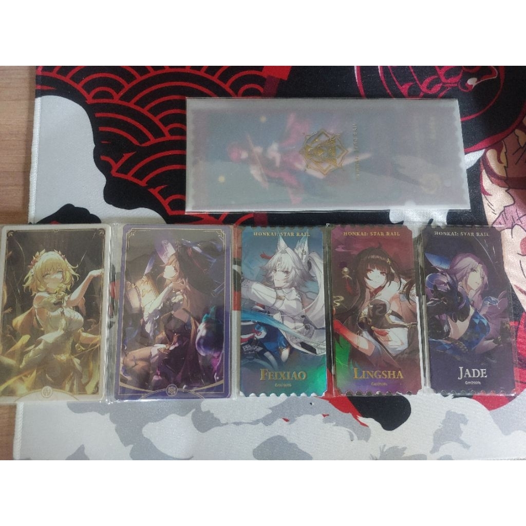 Jual OFFICIAL READY STOCK Honkai Star Rail HSR Badges Card Tiket Aglea ...
